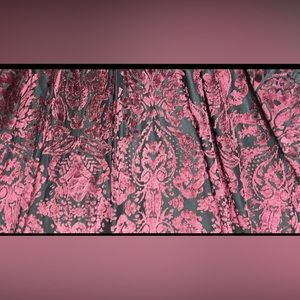 Melissa Masse | Dresses | Melissa Masse Tapestry Red Velvet Maxi Faux ...